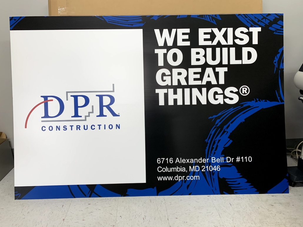 dpr large sign - Printing Ideas