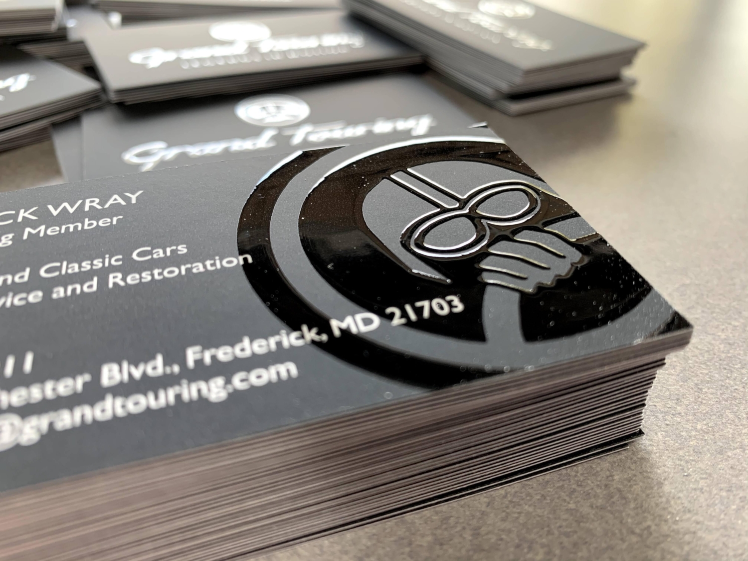 raised spot uv business card - Printing Ideas